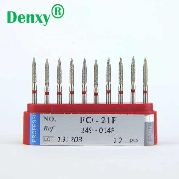 Denxy Dental FG Dental Burs - High Speed Tungsten Carbide