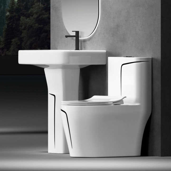 Sanitary Ware Suit - Modern Ceramic Toilet Set for Hotels