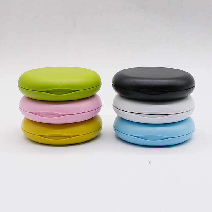 Silicone Retainer Case Round Dental Mouthguard Box for Home Use Blue ...