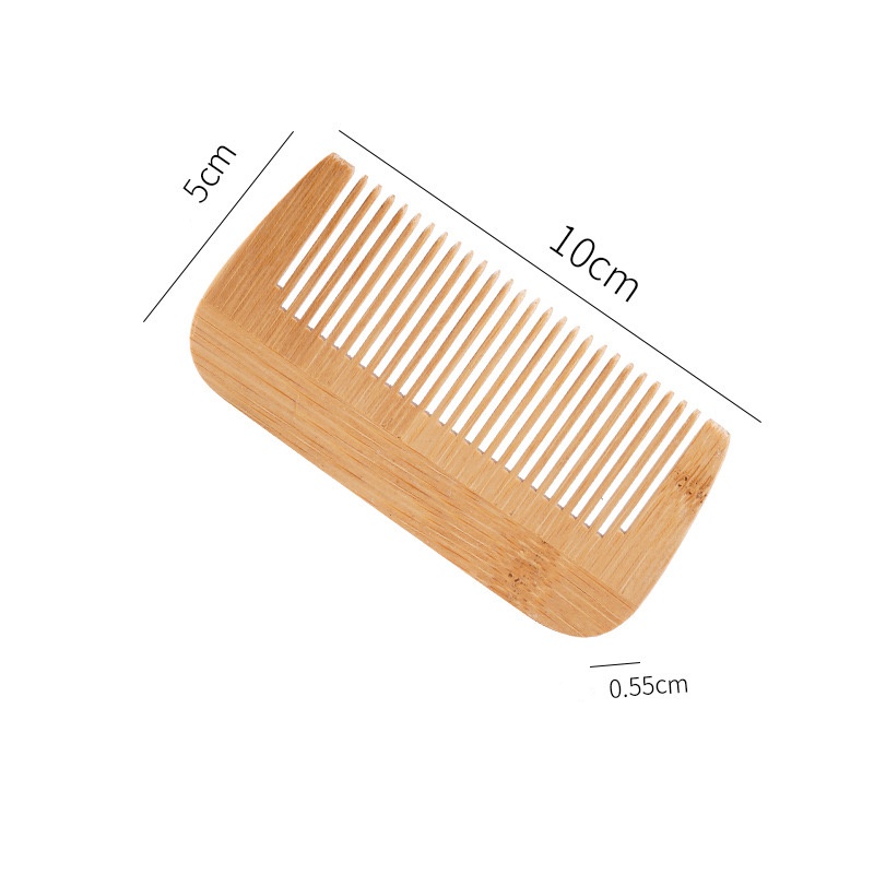 Customization Durable Bamboo Brush Wooden Comb Set Gifts Men's Beard ...