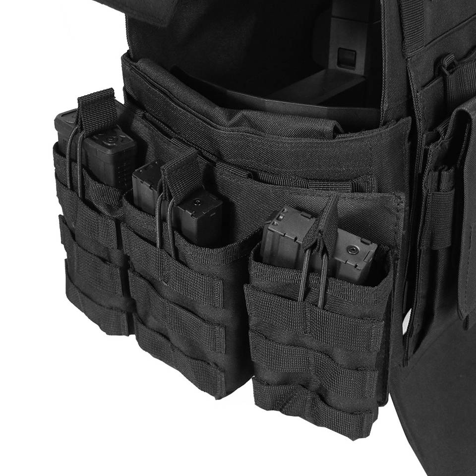 2025 Factory Tactical OTV Full Body Plates Vest Molle Modular Operator ...