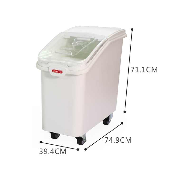 102liters 23gallon Commercial Kitchen Supplies Flour Storage Container ...