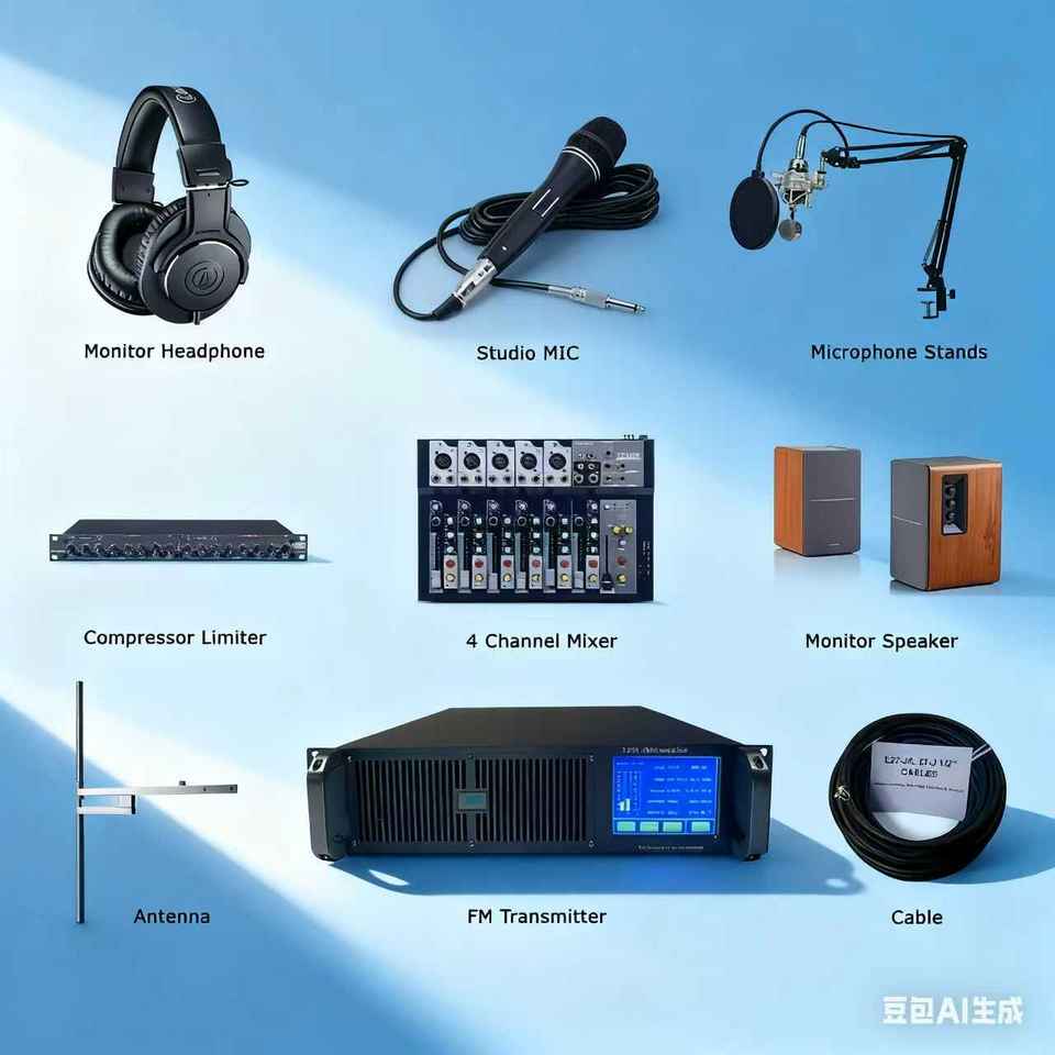 Community YXHT-2, 100W FM Transmitter Complete Package, Public Address ...