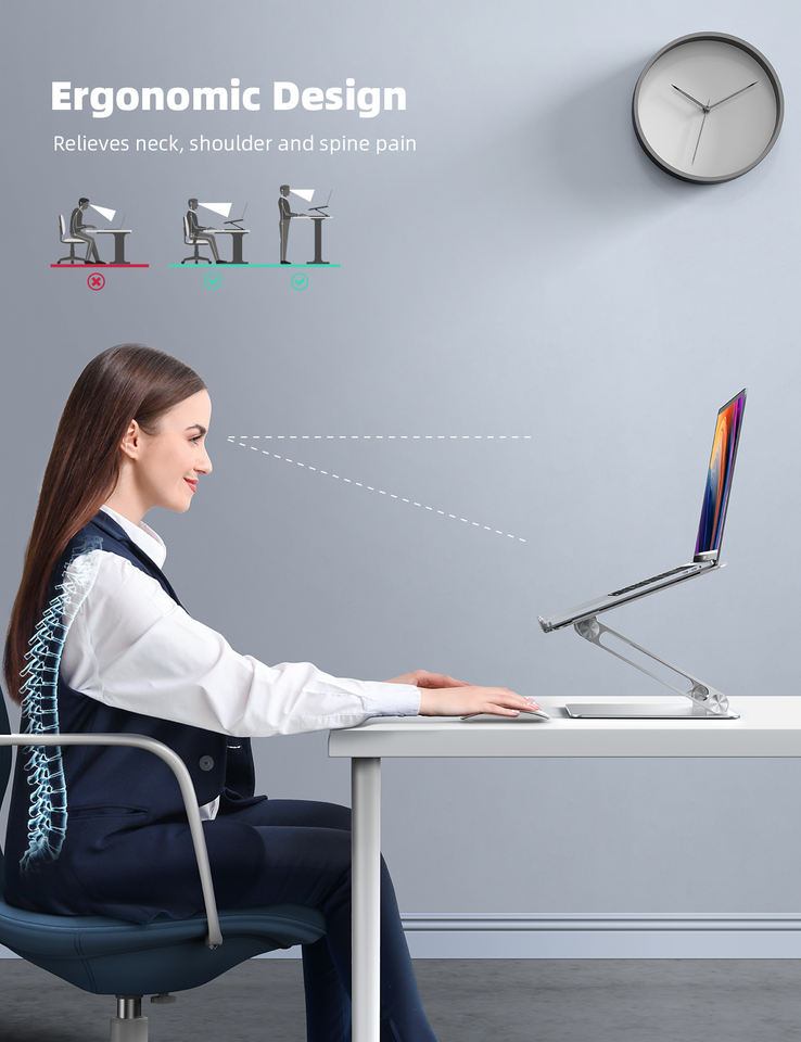 Lamicall Laptop Stand - Ergonomic & Portable Solution