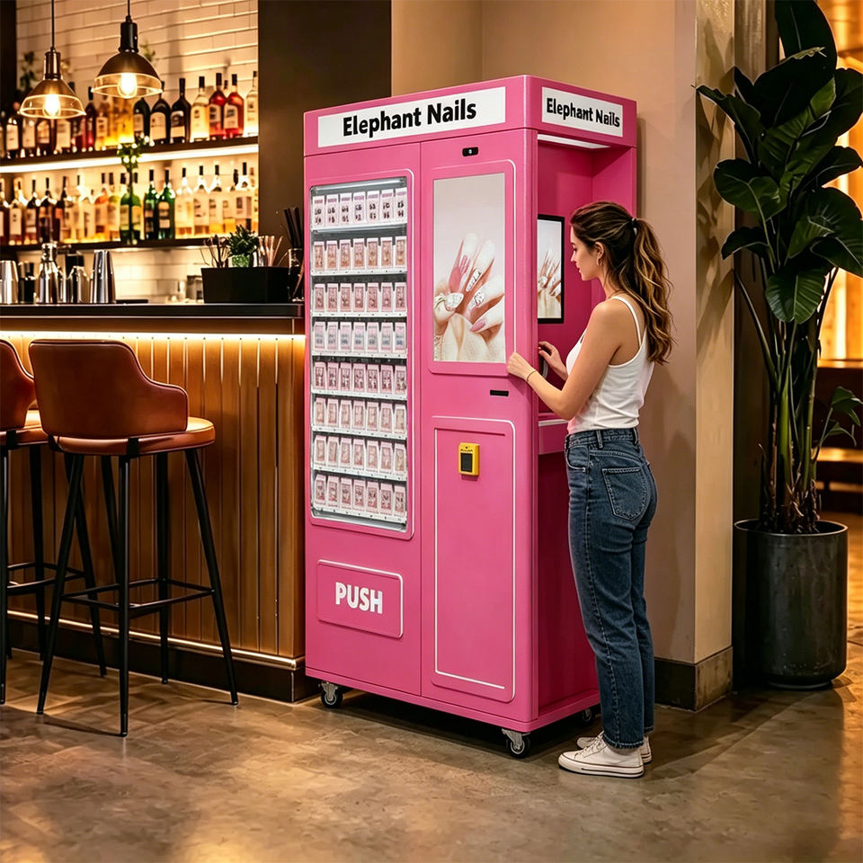 DIY nail art printer vending machine with nail printing device nail art ...
