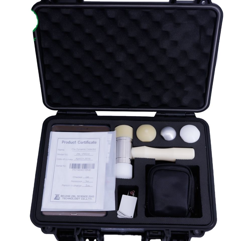 ZBL-P8000 Pile Integrity Test Instrument Sensor Dynamic Foundation Pile ...