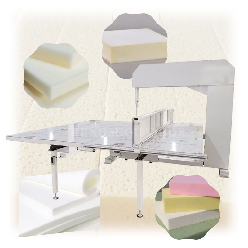 EVA Polystyrene Foam Cutting Machine Vertical Foam Sponge Cutter for ...