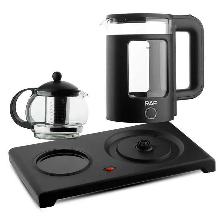 RAF Smart 1.8L+0.6L Electric Kettle - BPA Free & Rotational