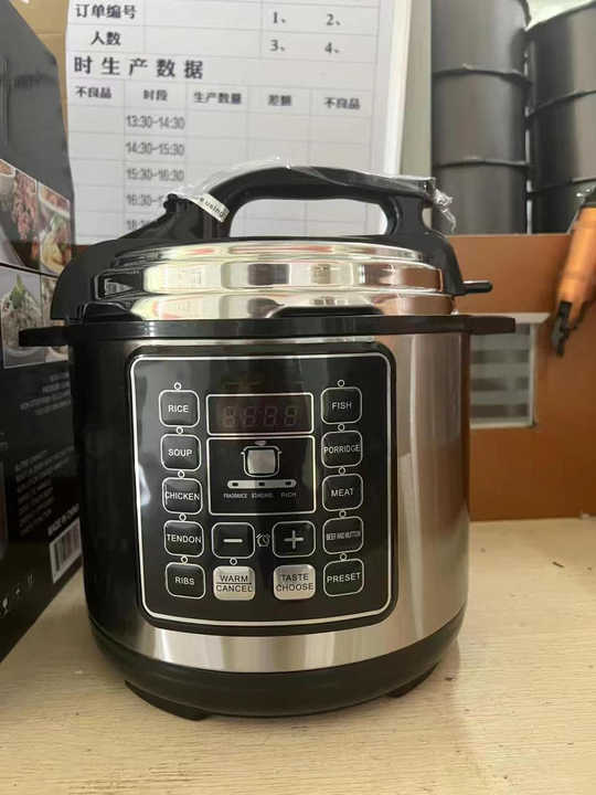 6L Multifunctional Electric Pressure Cooker - Silver Crest