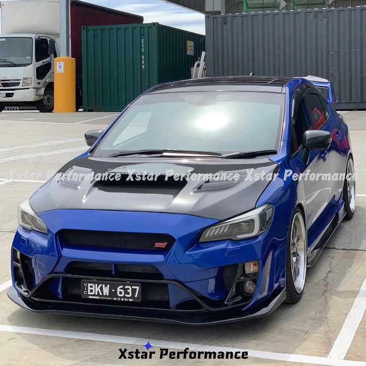 Vari Vrs Style Carbon Fiber Hood for Subaru Impreza 2015-2021