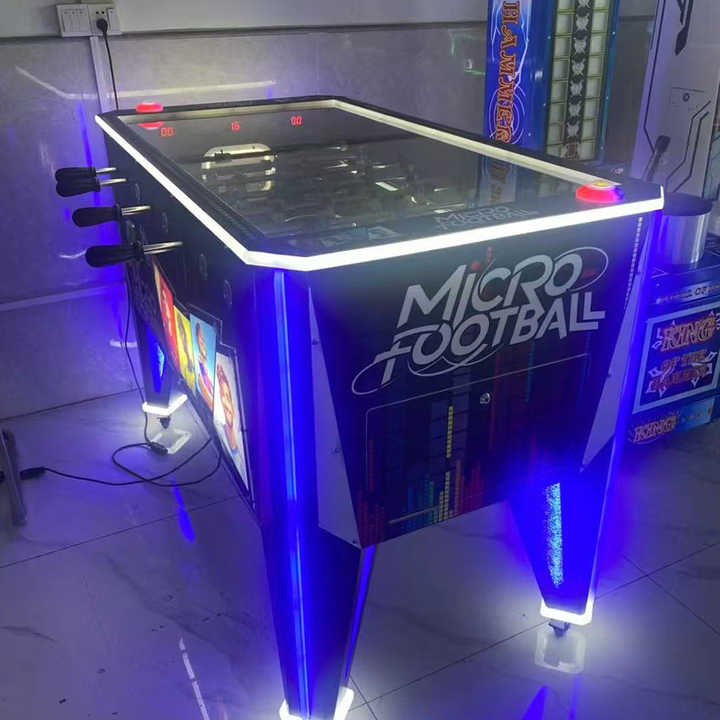 High Quality 2-Player Foot Soccer Table Cheap Stainless Steel Coin ...