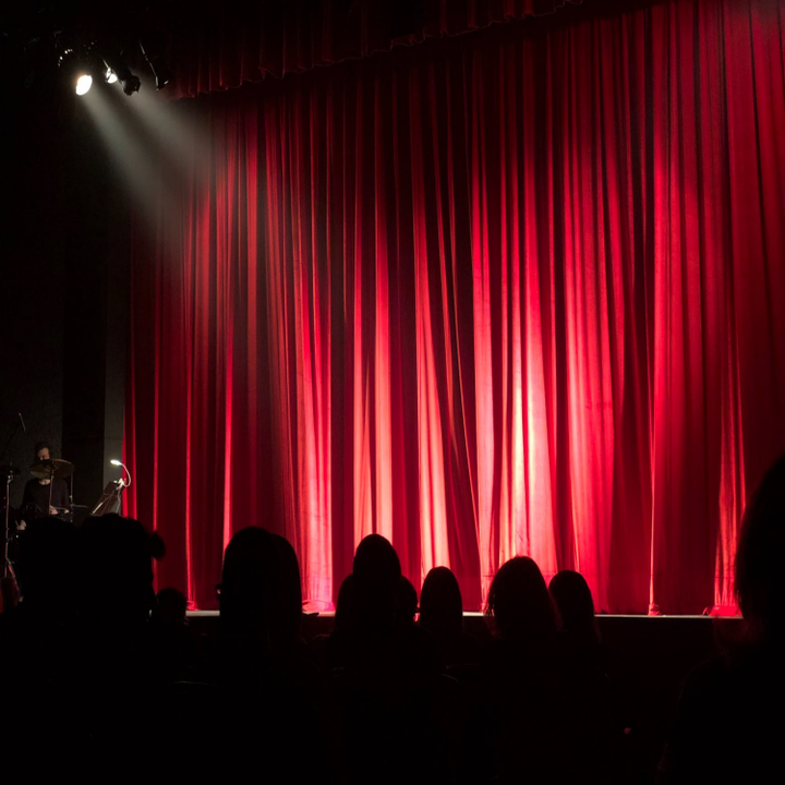 100% Polyester Velvet Fabric Theater Drapes - Manual/motorized