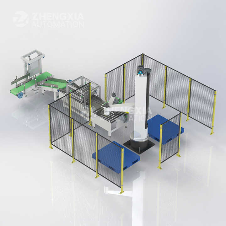 Automatic Bag Box Industrial Robot Stacker Pallet Machine Automatic ...