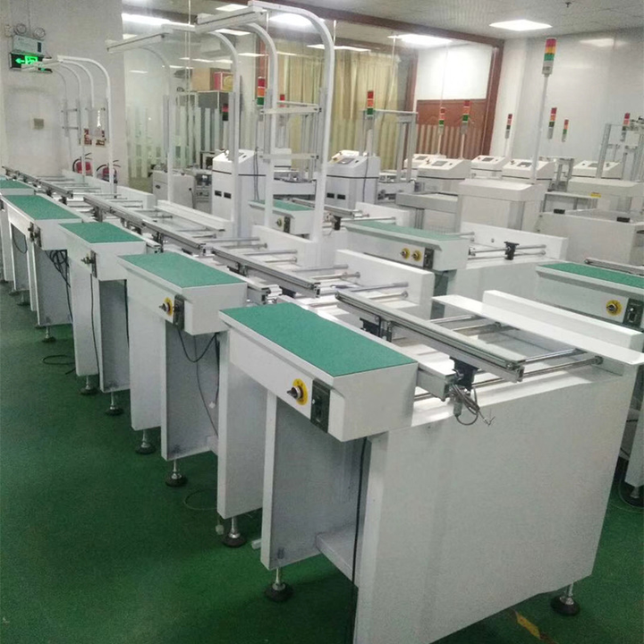 SMT PCB Conveyor System Buffer Conveyor 0.5-30M Custom Length, Bearing ...