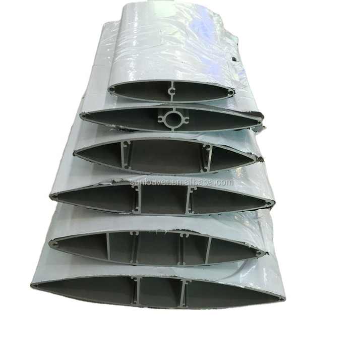 Aluminum Extrusion Profiles - Louver Blade Extrusion Section