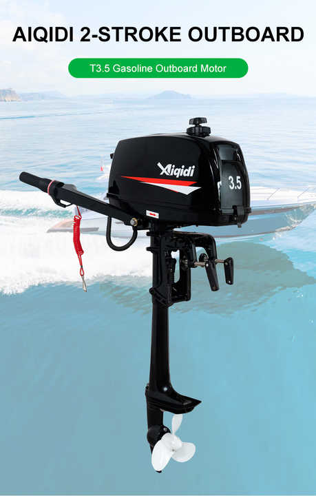 AIQIDI T3.5 Outboard Motor - Water Cooling 2 Stroke Engine