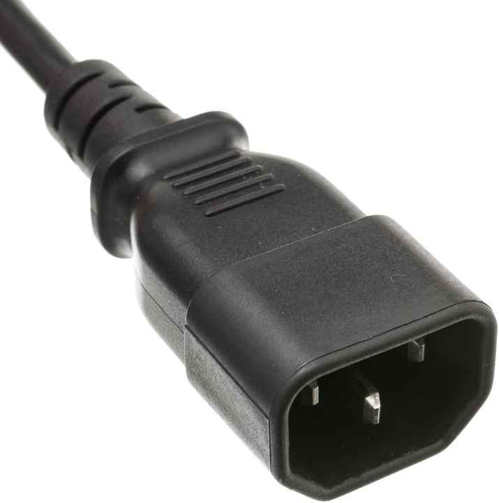 18awg C14 to C13 Power Cord Male to Female Power Extension Cable Power ...