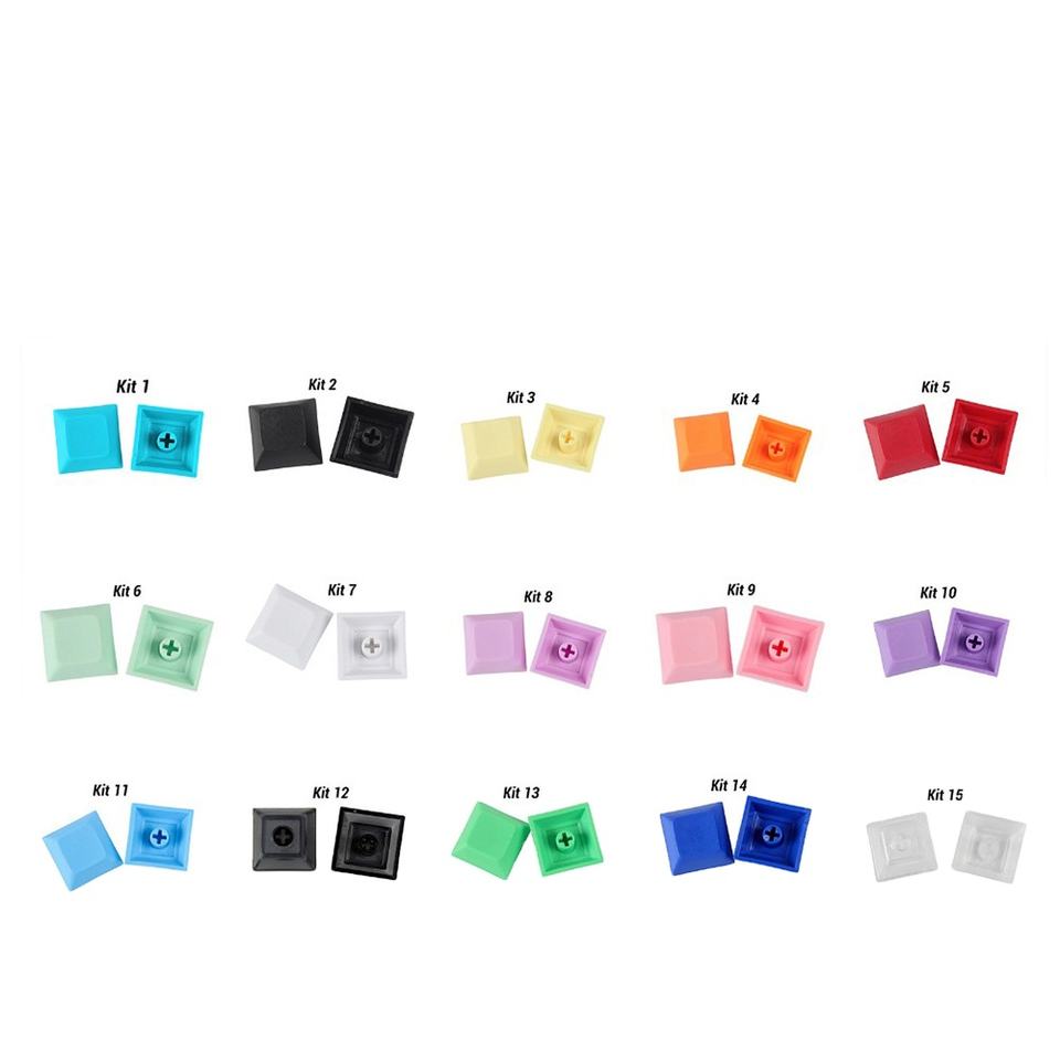 1U DSA Low Profile Plain Blank Keycap for Gaming Keyboards