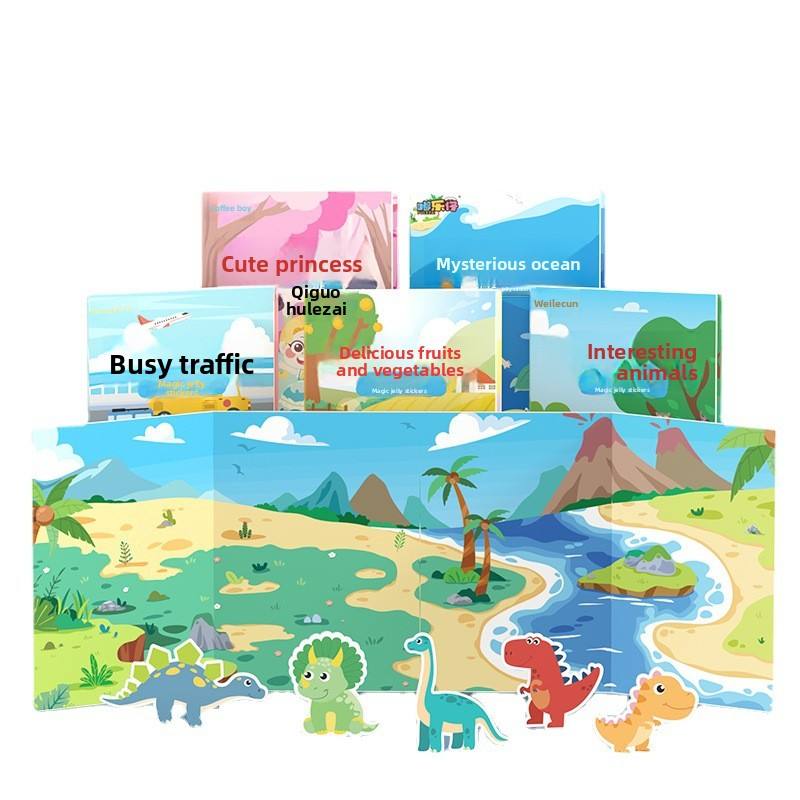 Custom Kids Paper Stickers Cross-Border for for English Version Quiet ...