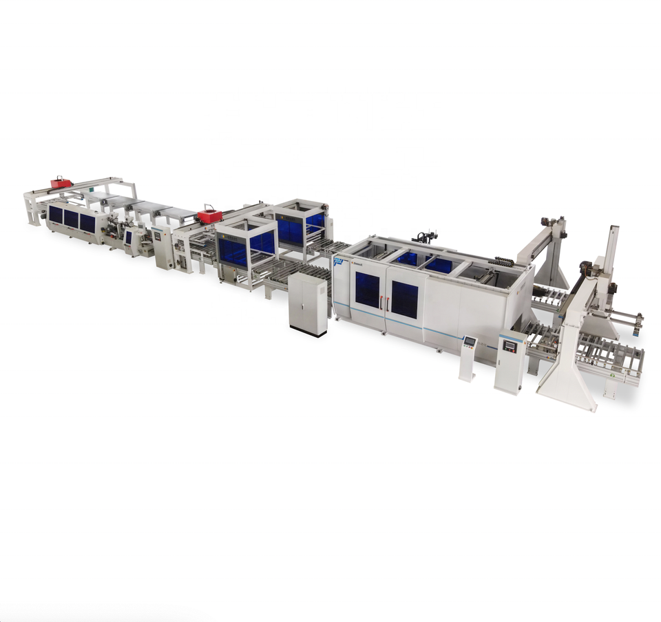 Automatic Door Cutting and Sizing Machine - Edge Banding, Lock & Hinge ...