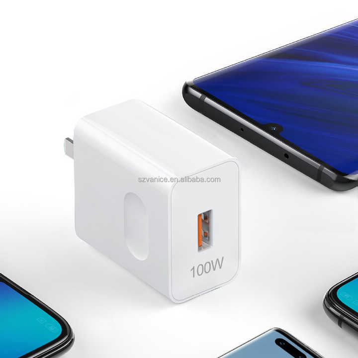 For HUAWEI 100W USB Fast Charger SuperCharge US Plug 100W Charge ...