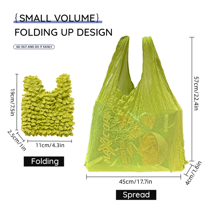 2025 New Reusable Stretch Elastic Shopping Bag Supermarket Bubble ...