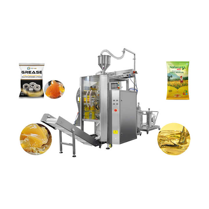 Vertical Food Cheese Automatic Sachet Milk Packing Machinery Viscous ...