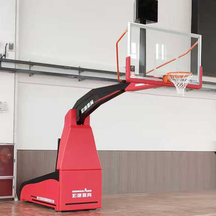 FIBA Basketball Hoop Stand Outdoor Gymnasiums Facilities Basketball ...