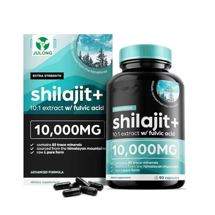 OEM Himalayan Shilajit Resin 85 Minerals Shilajit Extract Capsules Complex Shilajit Capsules ...