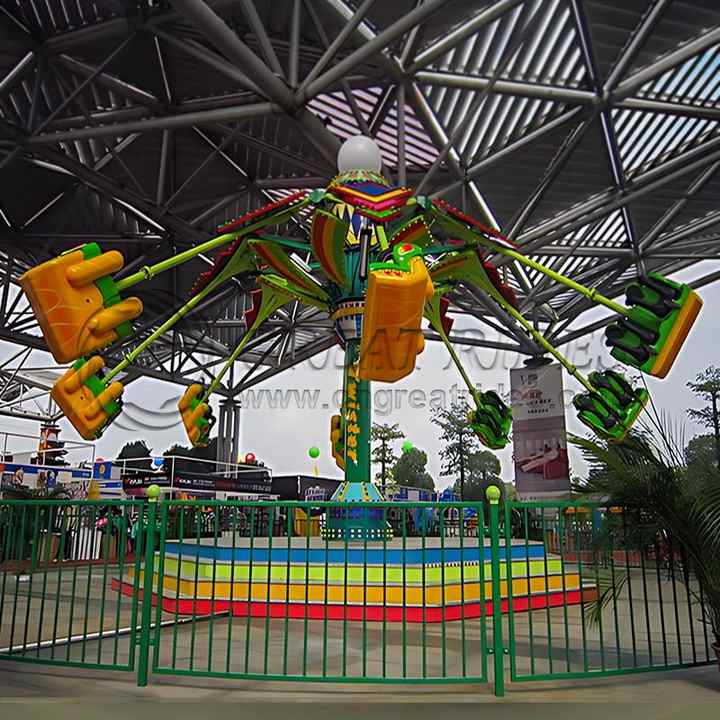 Cheap price funfair family amusement game rotary airborne shot rides ...