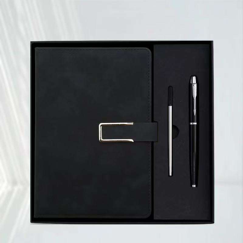 Customized Logo PU Leather UV Printed Business Use A5 Size High-end ...