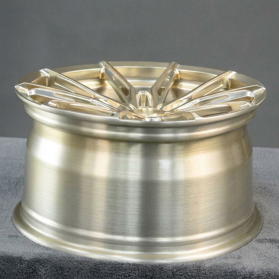 SW Lightweight 6061-T6 Forged Wheels R2 Style Brushed Silver ...