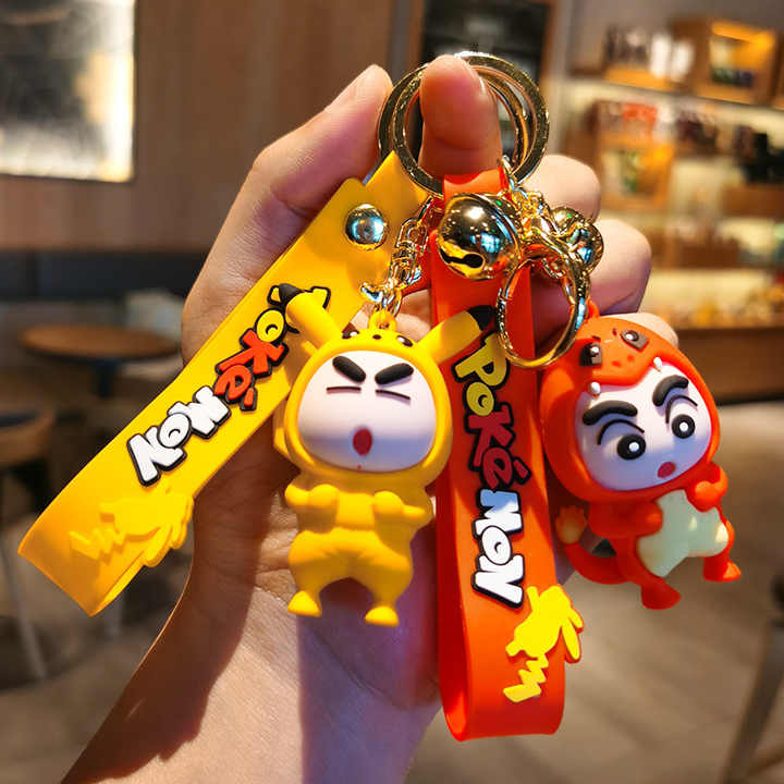 Wholesale Japan Anime 3D PVC Keychains New Cartoon 3D Rubber Doll ...