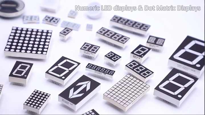 8 inch 200 mm 7 segment led bicolor display dual color 8" seven segment ...