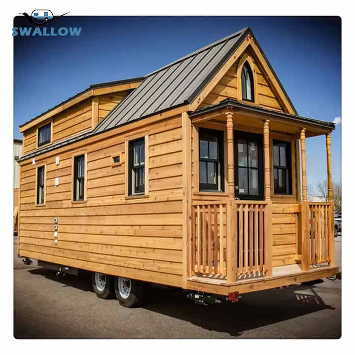 Prefab Modules on Wheels Mobile Log Cabins Redefine Sustainable ...