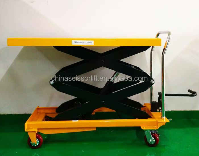Various Specifications Lifting Handling Transporting Hand Lift Trolley ...