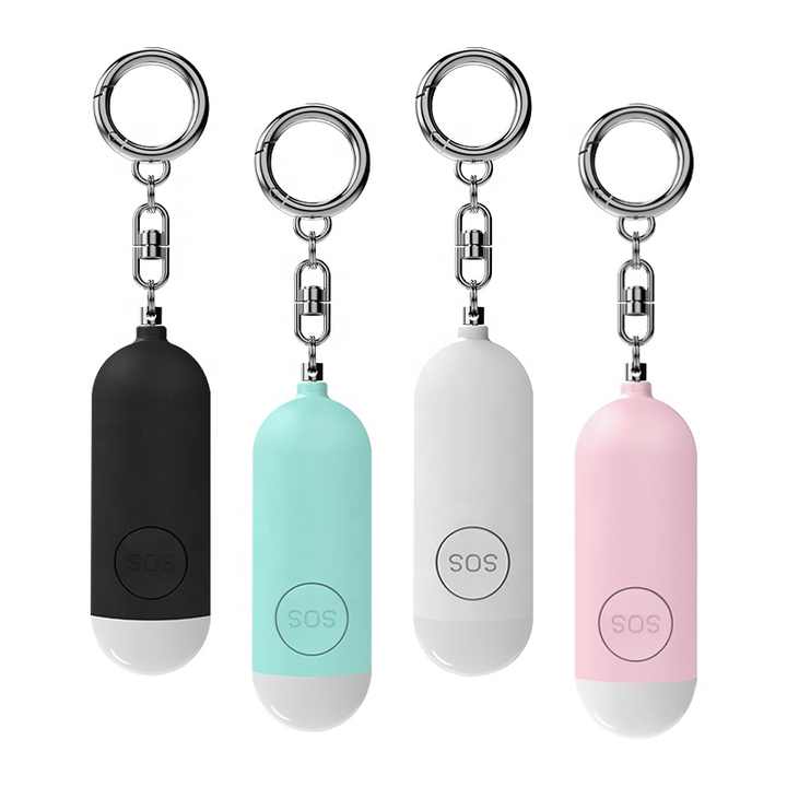 140db Emergency Self Defense Alarm keychain Safety defence Key Chain ...