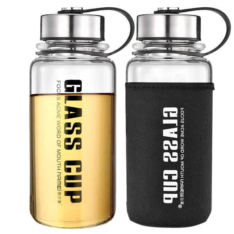 Wholesale 1500ml Water Glass Bottle Airtight Design & Bamboo Lid ...