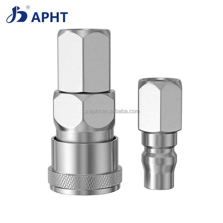 Nitto Japan C Type Self Lock Shutoff Female/Male Quick Coupler SM20 ...