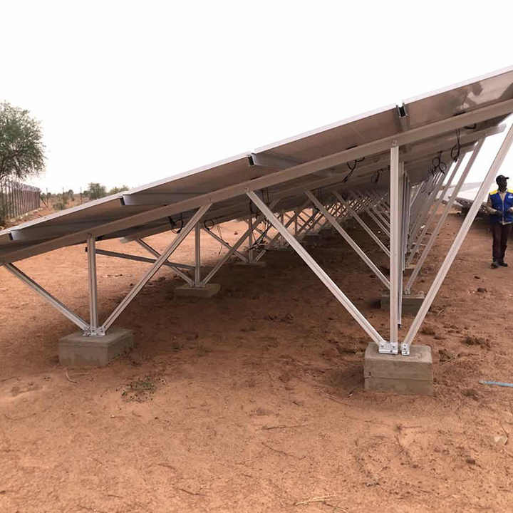 Universal Solar PV Panel Aluminum Ground Mounting System