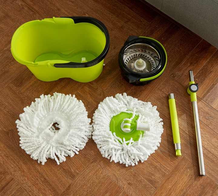 Hot Floor Rotary Magic 360 Cotton Rotated Basket Spinning Mopping ...