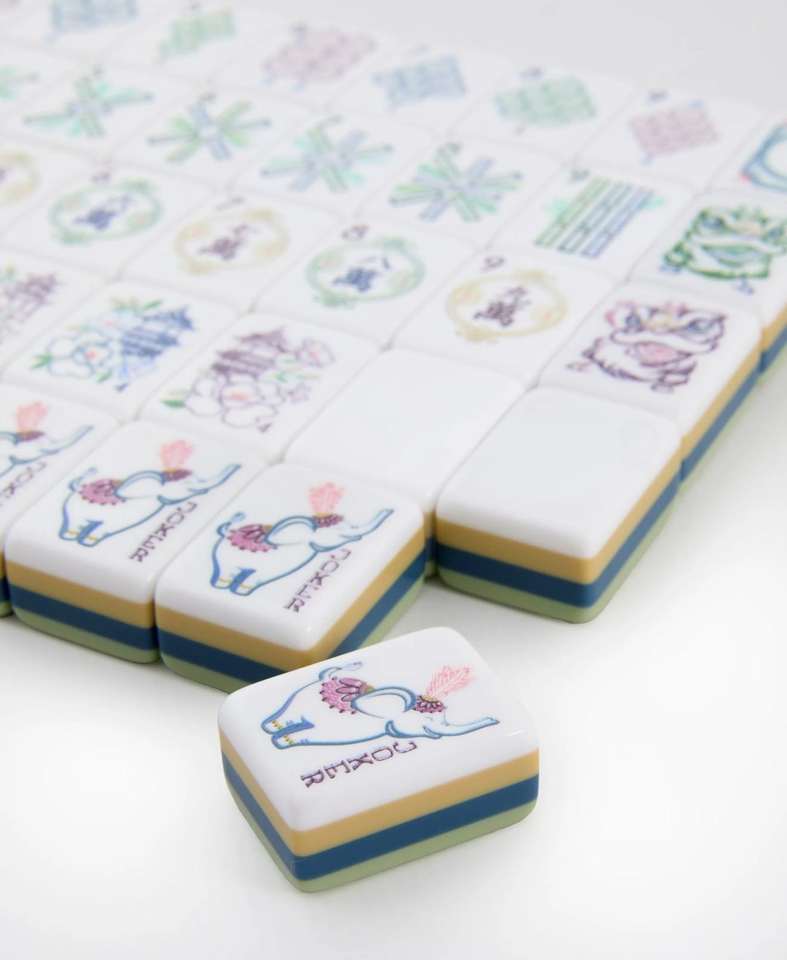 Custom American Crystal Luxury Mahjong Tiles for 4 Players Durable ...