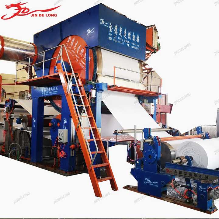 Cylinder Mould Paper Making Machine 1880mm High Quality Toilet Tissue ...