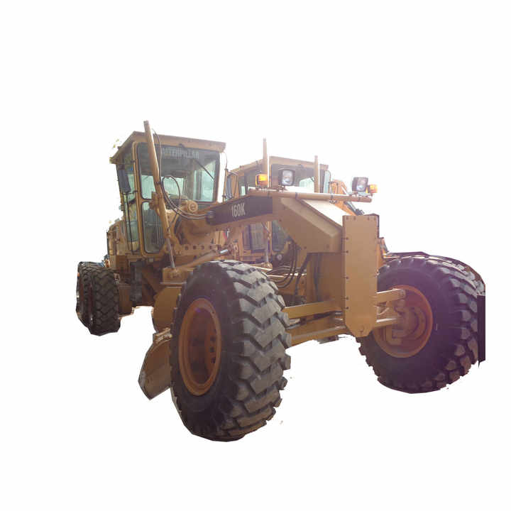 Good Condition CAT 160K Caterpillar Used Wheel Hydraulic Motor Grader ...