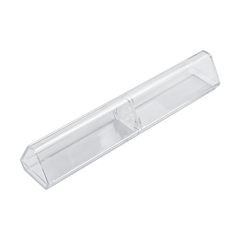 Triangle Transparent Plastic Pencil Case Novelty Gift Box 157x30x28mm ...