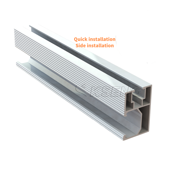 Simple Installation Aluminum Solar Mounting Rail Solar Panel Mounting ...