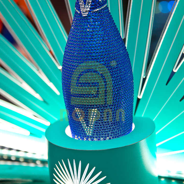 2023 New Design LED Bottle Glorifier One Bottle Presenter Glorifer ...