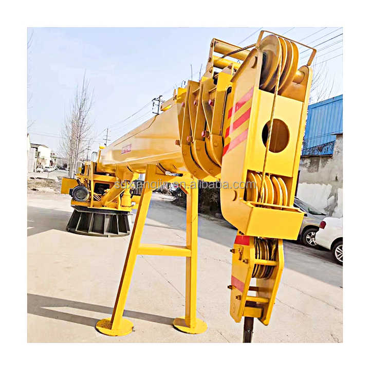 Deck Crane 3t - Marine Steel Hydraulic Telescopic Boom