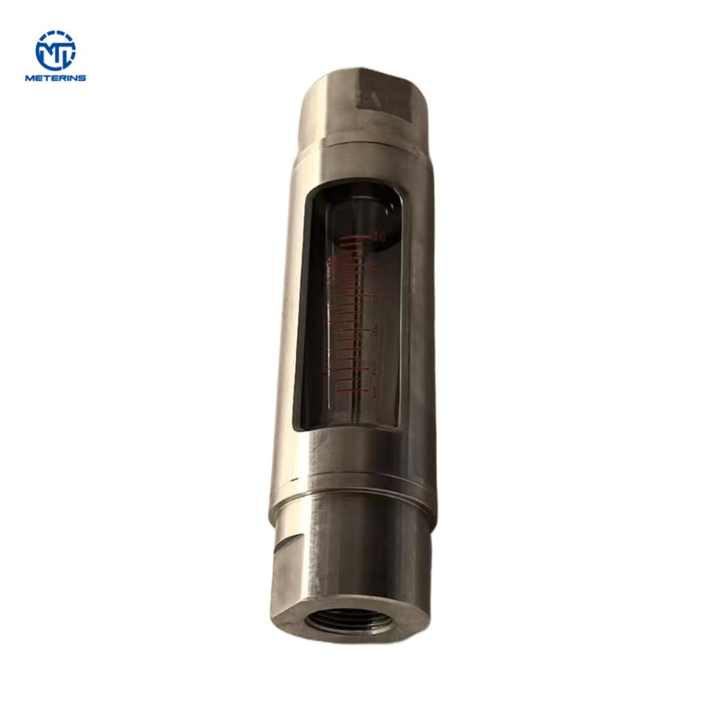 Hose/ Flange/ Clamp/ Thread Connection Type Glass Tube Rotameter for ...