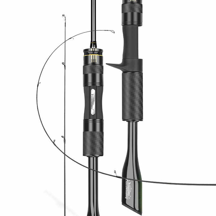 ULTRA SOFT ULTRA FAST ADJUSTABLE MICRO LURE FISHING ROD WHITE STRIP ...